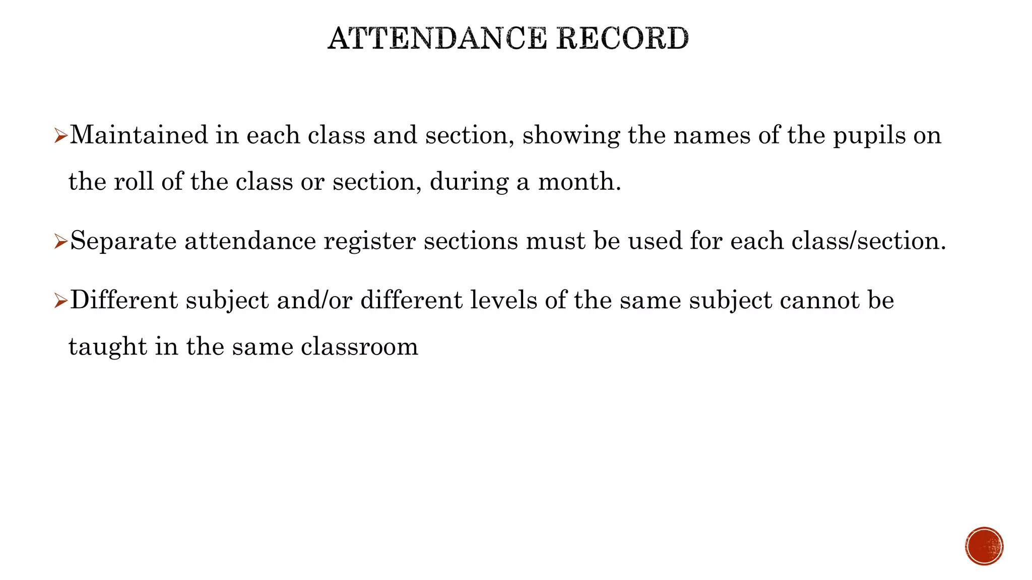 Record Keeping in the School | PPTX