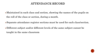 Record Keeping in the School | PPTX