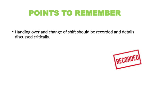 record keeping and handing taking over.pptx