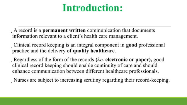 record keeping and handing taking over.pptx