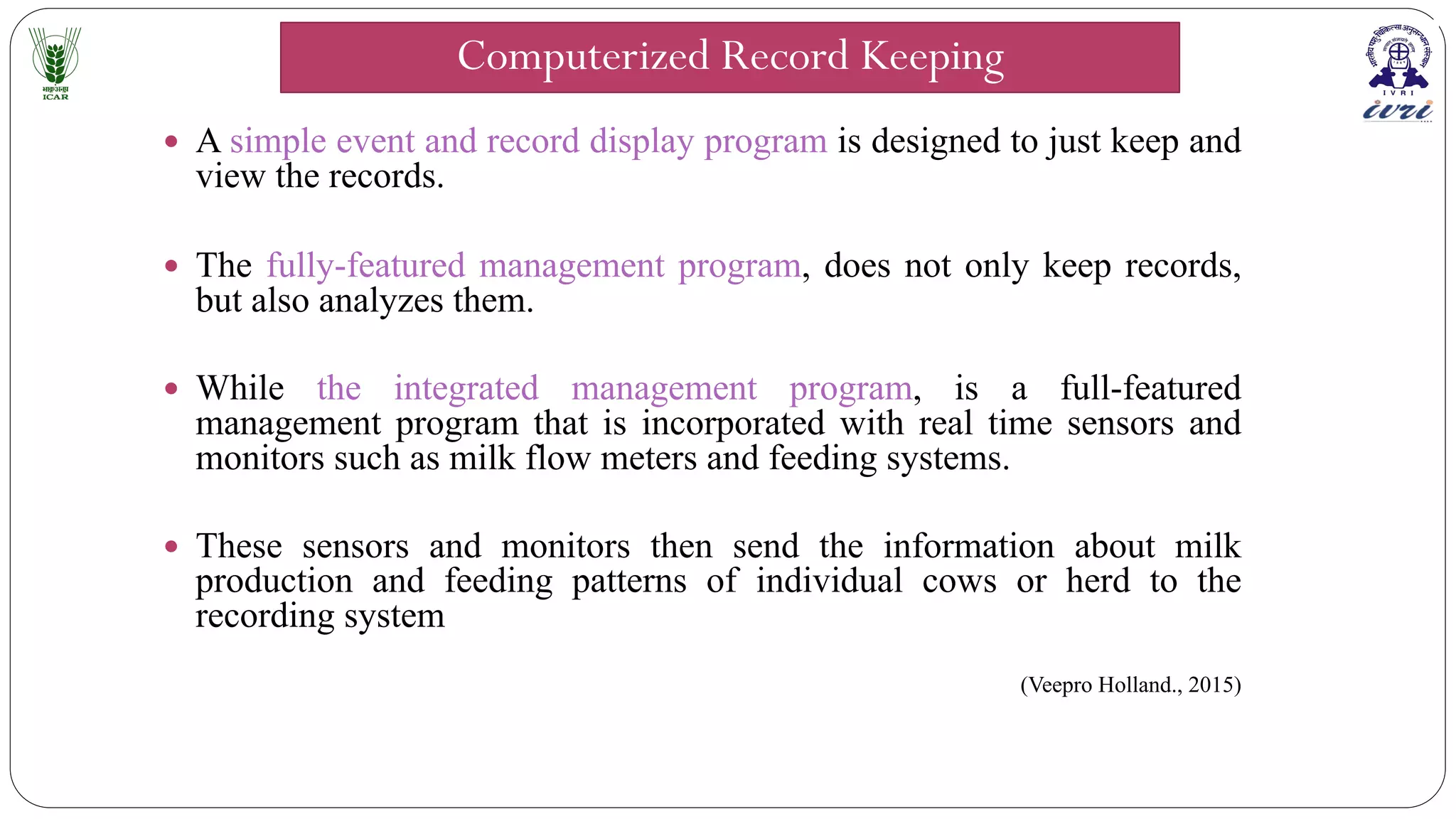 Record keeping in dairy farm management.pdf
