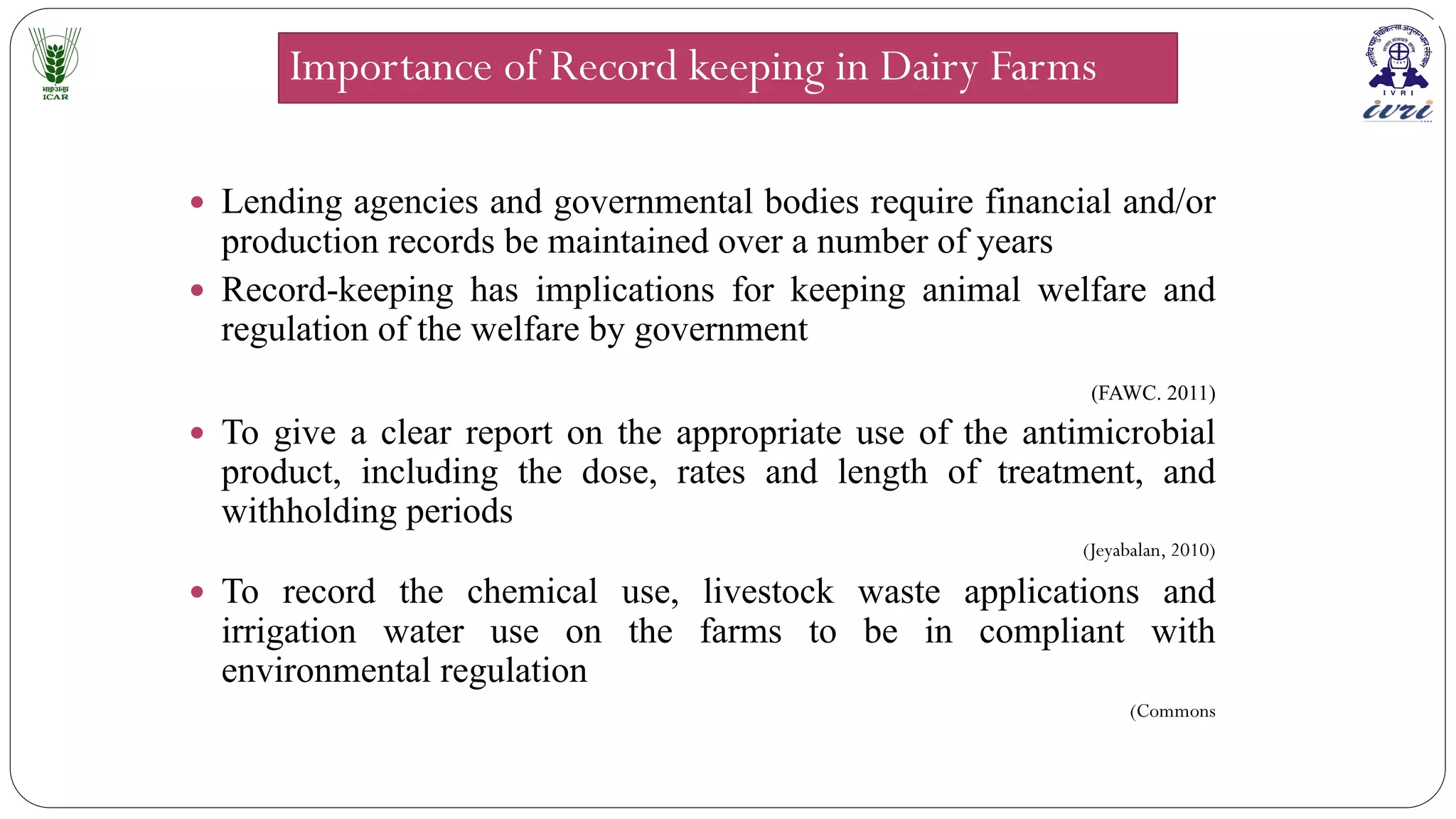 Record keeping in dairy farm management.pdf