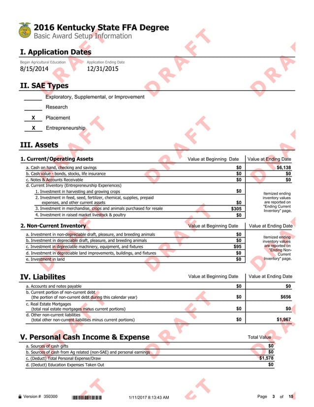 Record keeping sample key | PDF