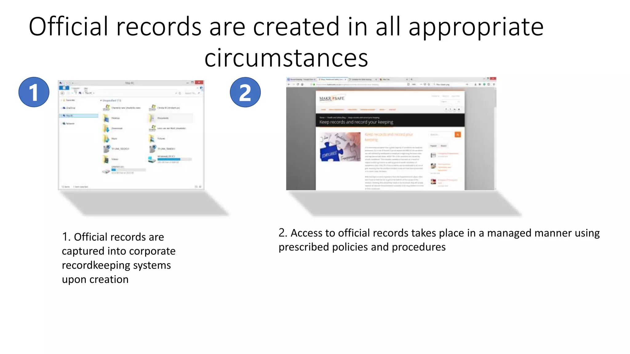 Health and Safety record keeping system | PPTX