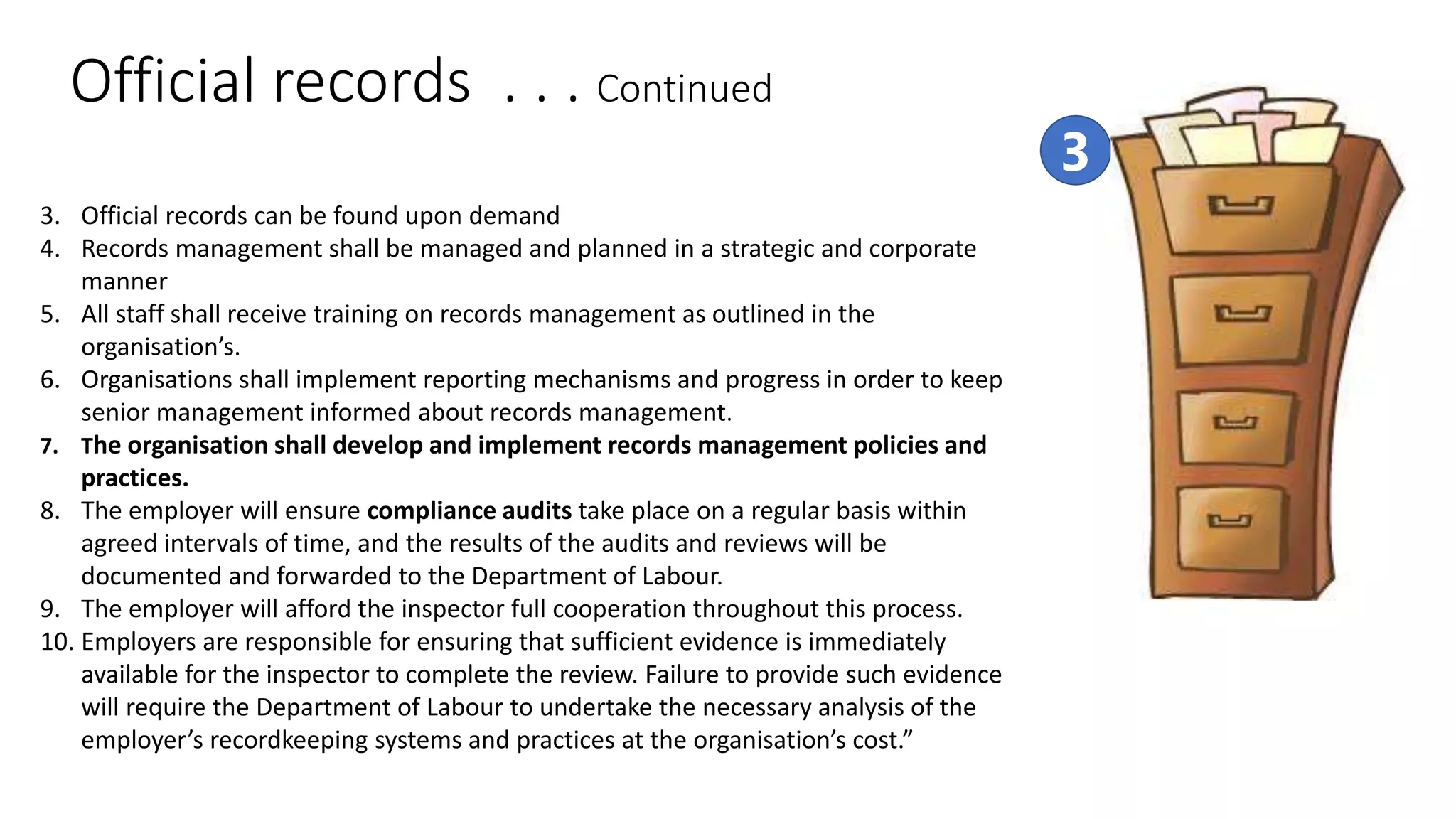 Health and Safety record keeping system | PPTX