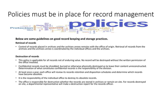 Health and Safety record keeping system | PPTX