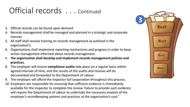 Health and Safety record keeping system | PPTX
