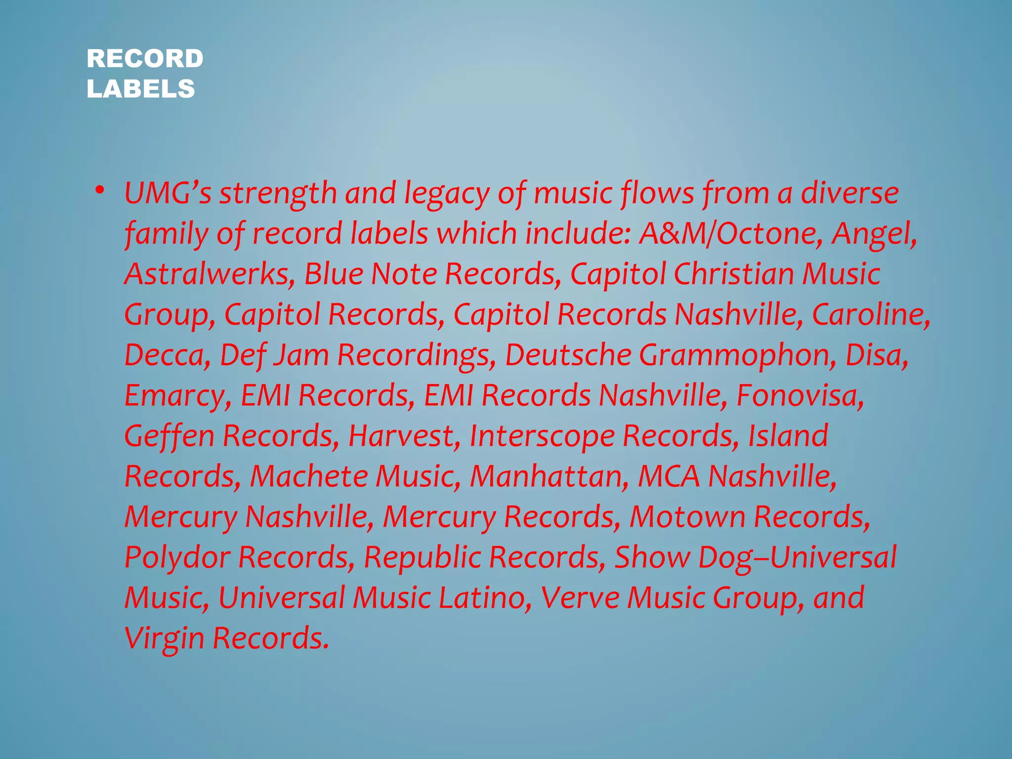 Record label Analysis- Interscope | PPT