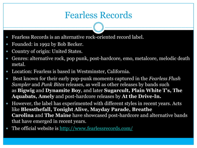 Record label case study | PPT