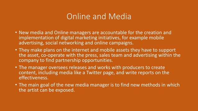 Record label job roles | PPT