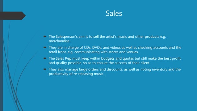 Record label job roles | PPT