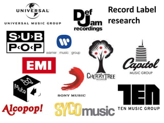 Record Label Research | PPTX