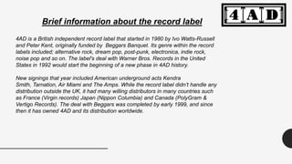Record Label Research | PPT