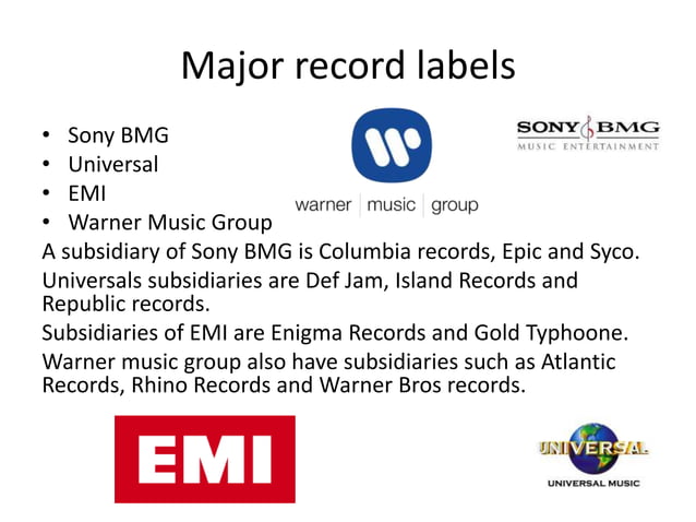 Record labels | PPT