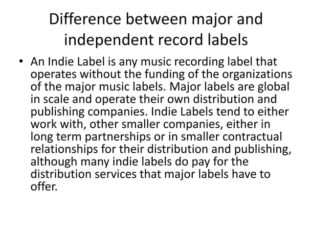 Record Labels | PPTX