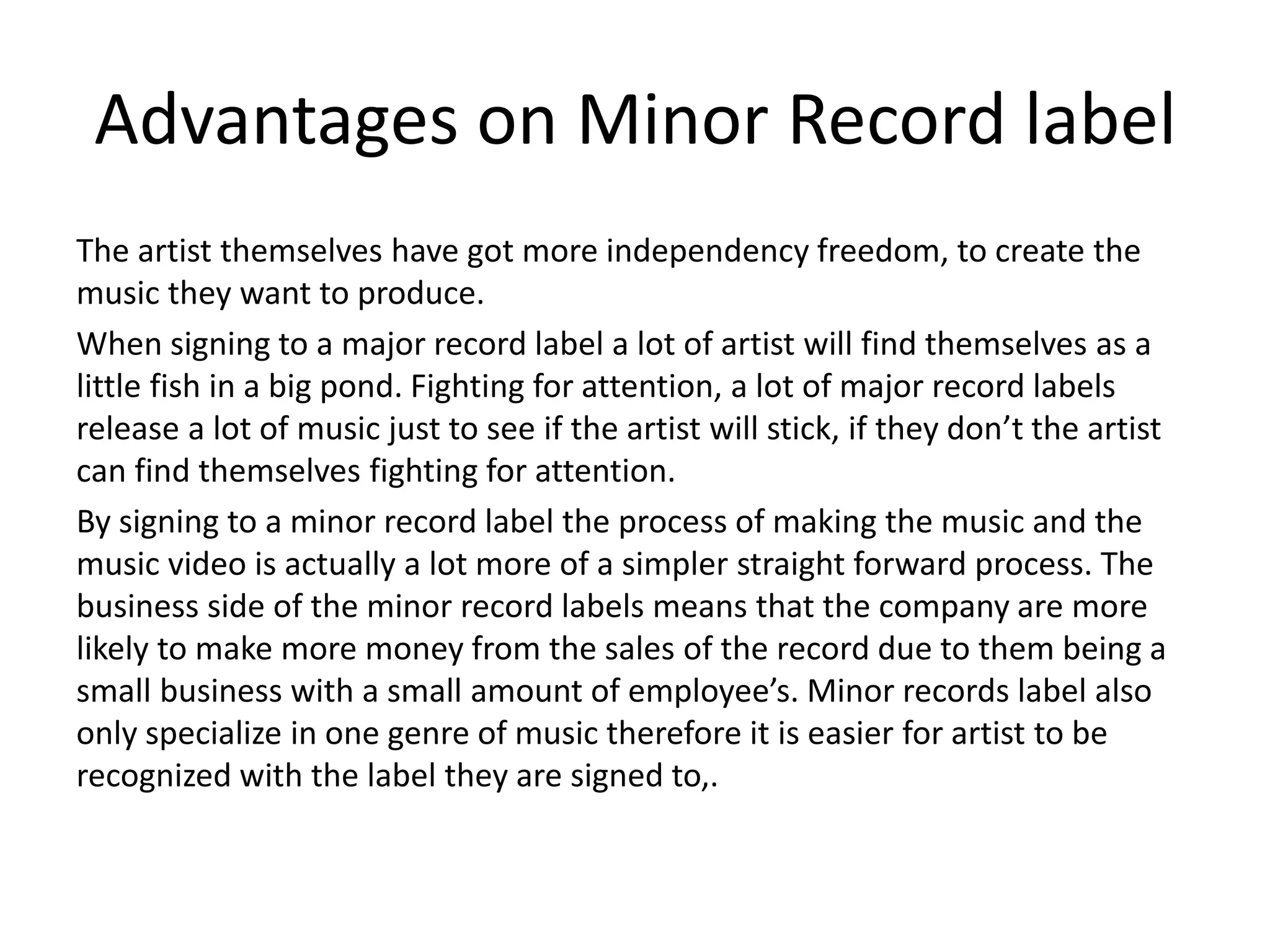 Record labels | PPTX