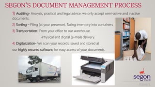 Record management | PPTX | Data Storage and Warehousing | Computing