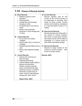 Record management bab 1 | PDF