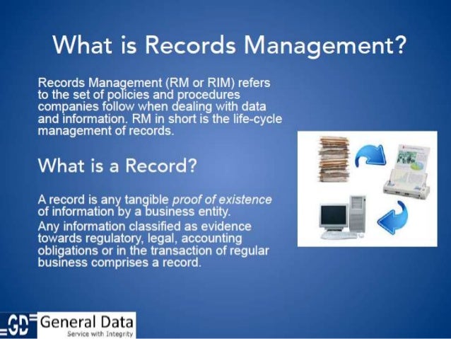 Record Management by General Data P. Limited