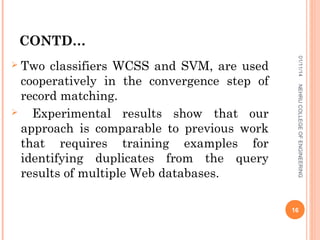 Record matching | PPT