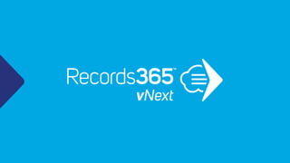 RecordPoint Records365 vNext Launch | PPTX