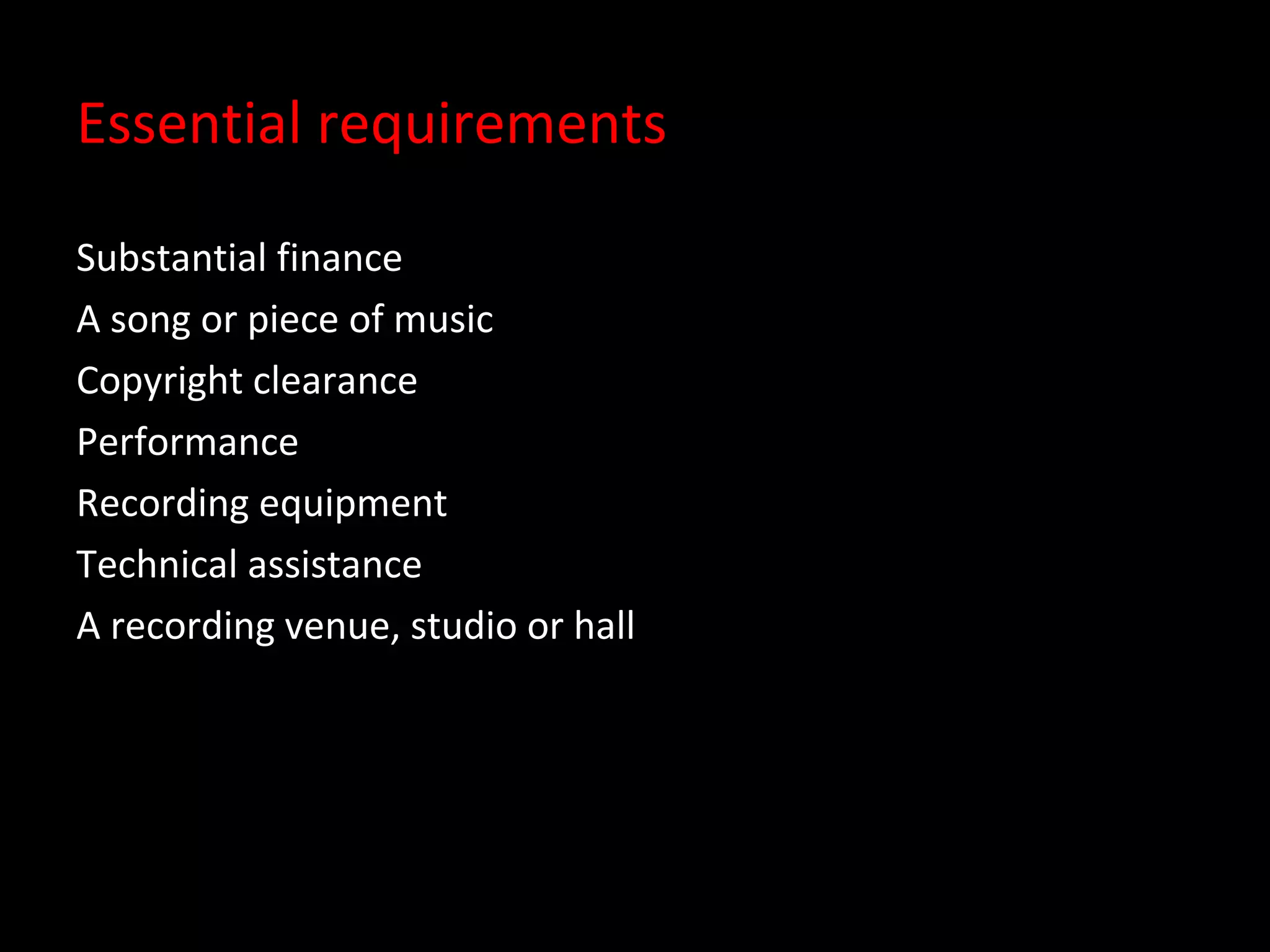 Record Producer | PPT