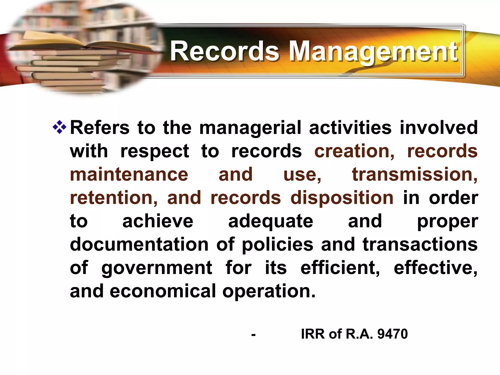 records management | PDF