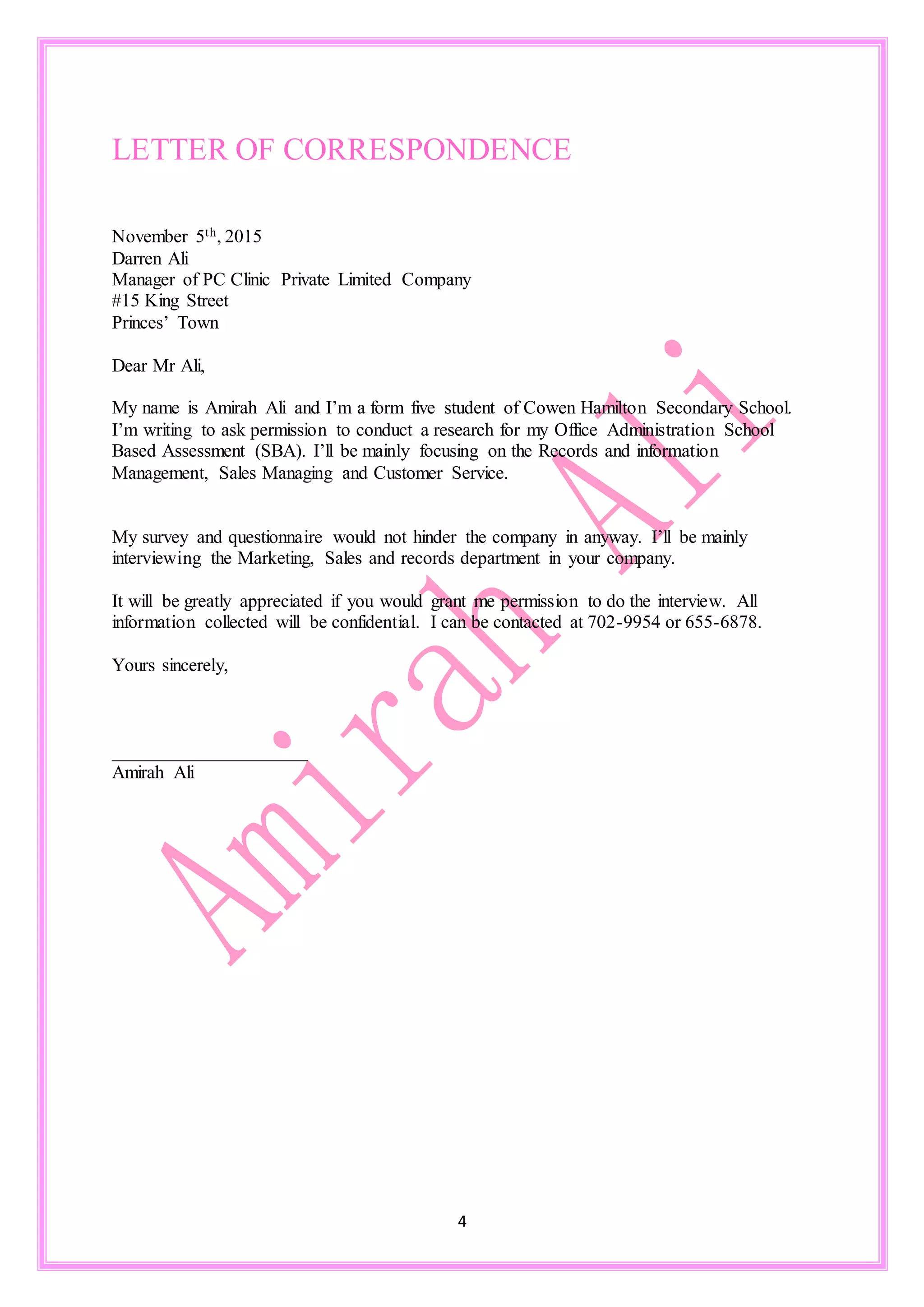 Office Administration SBA | DOCX