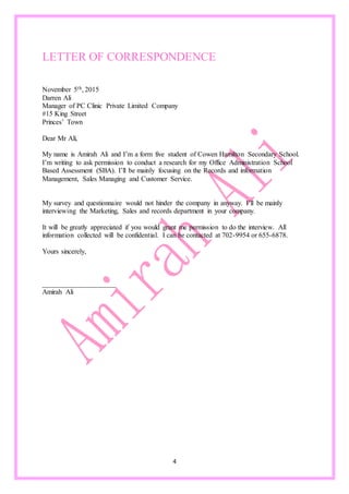 Office Administration SBA | DOCX