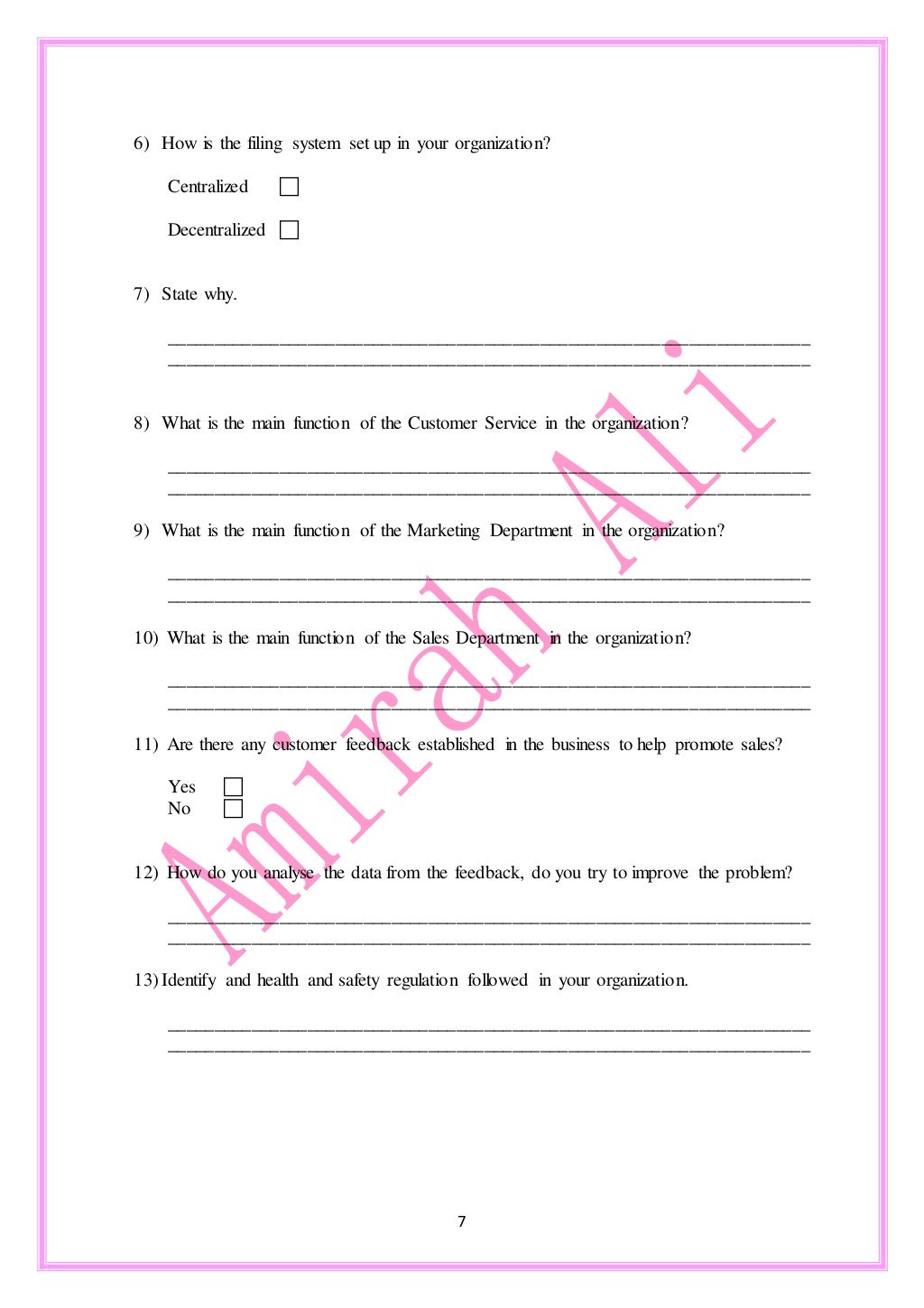 Office Administration SBA