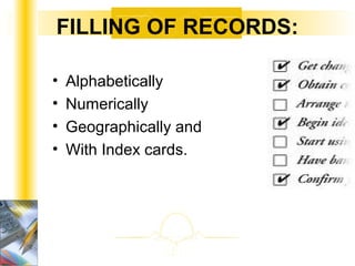 Records and reports | PPT