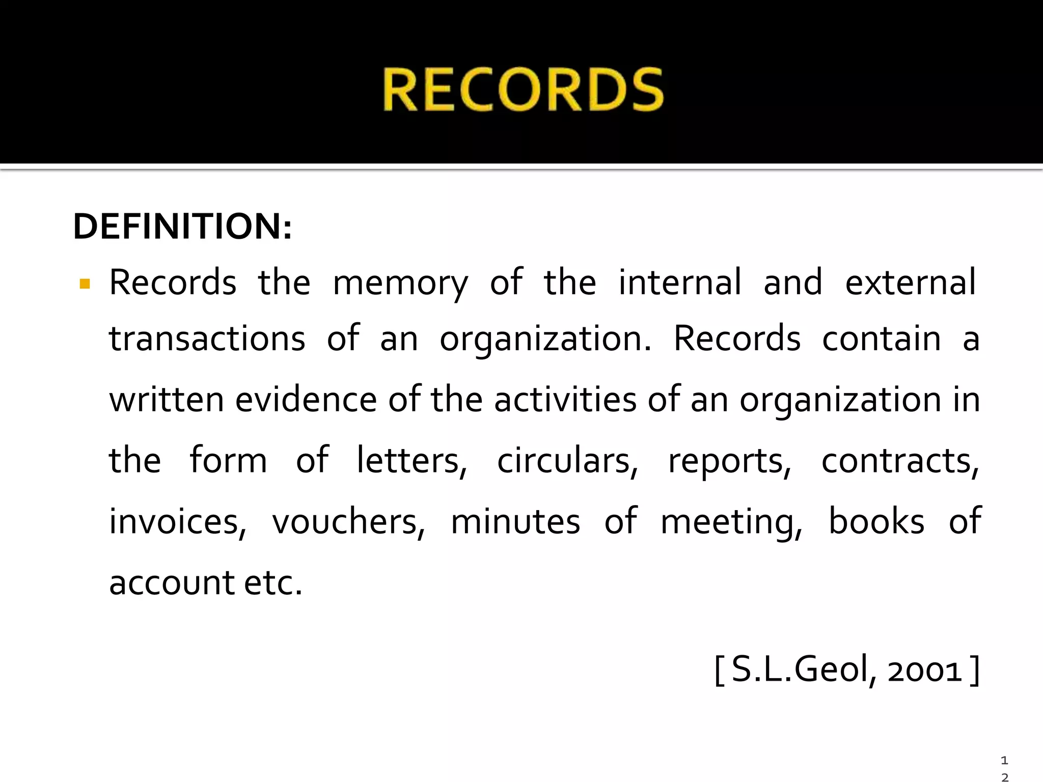 records and reports.pptx