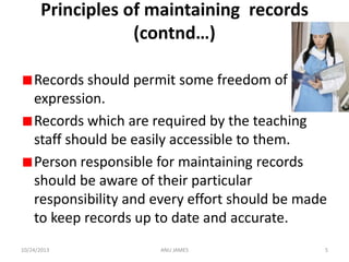 RECORDS & REPORTS | PPTX | Business and Finance