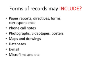 INTRODUCTION TO RECORDS | PPTX