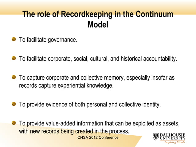 Records Continuum Model | PPT