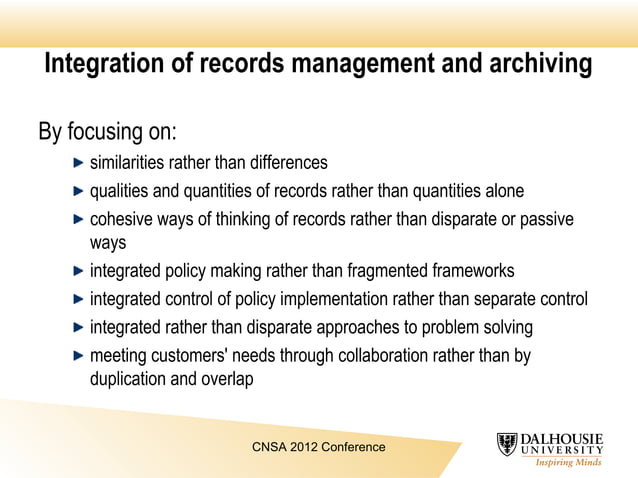 Records Continuum Model | PPT