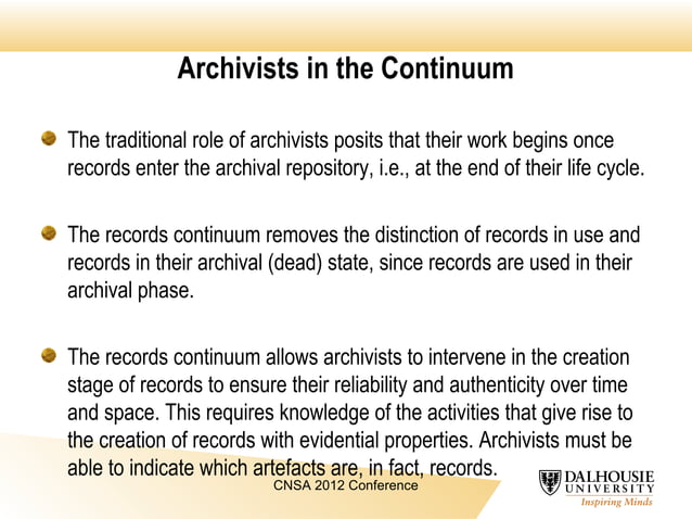 Records Continuum Model | PPT