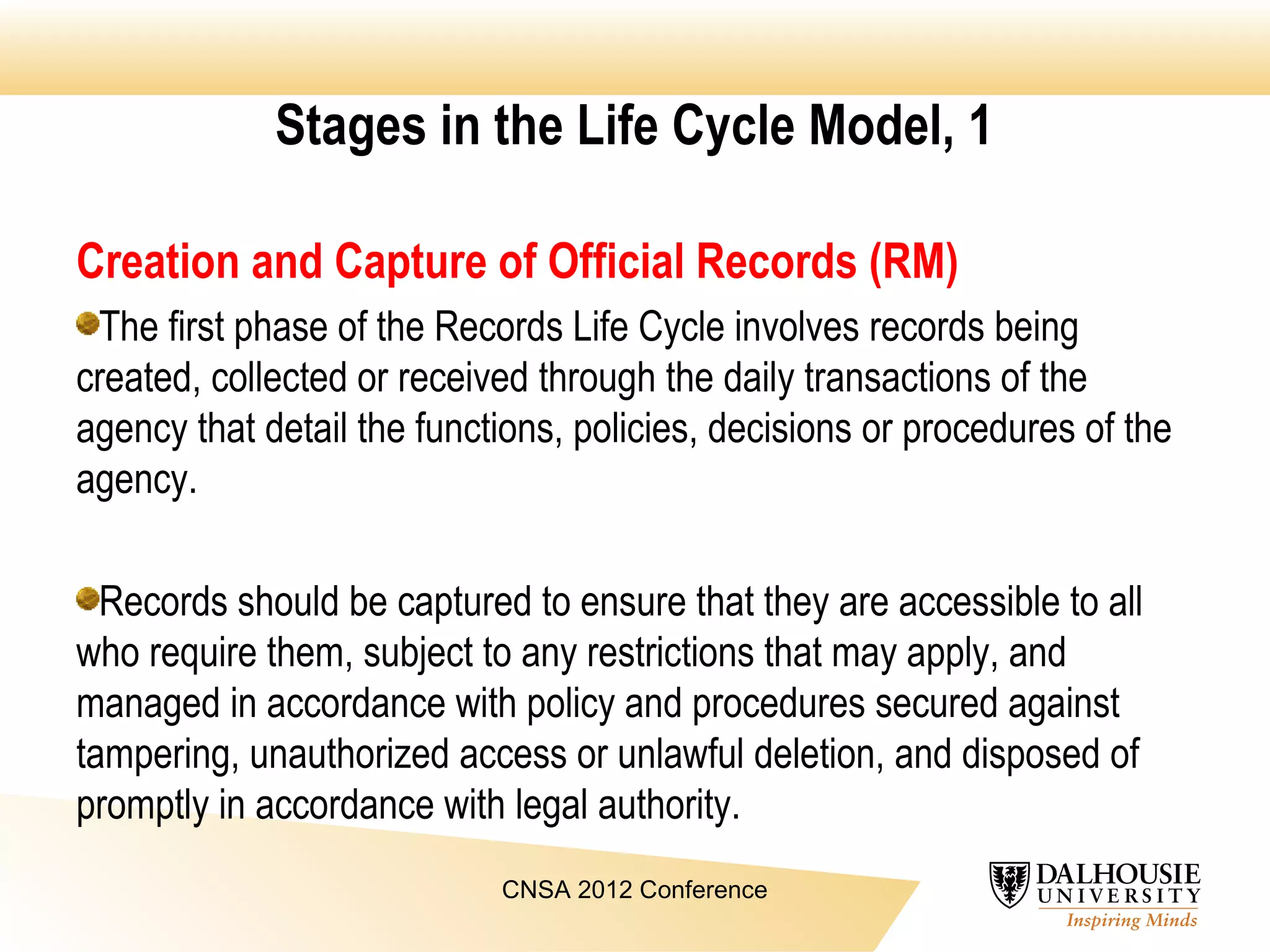 Records Continuum Model | PPT