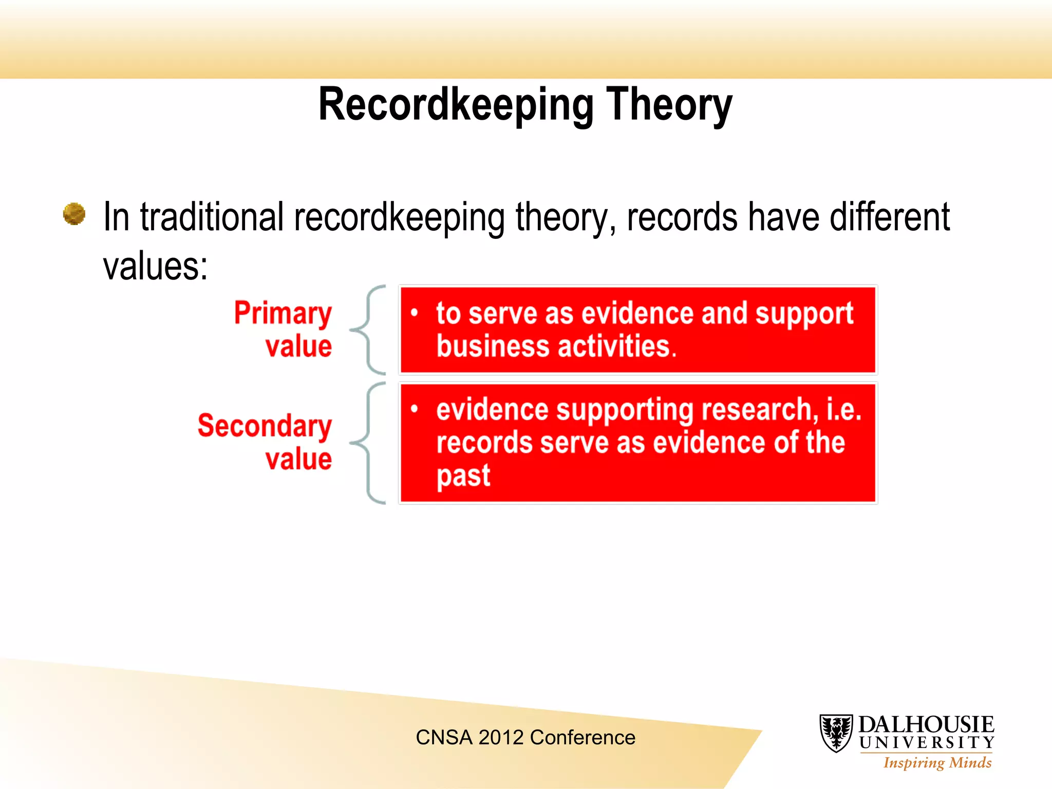 Records Continuum Model | PPT