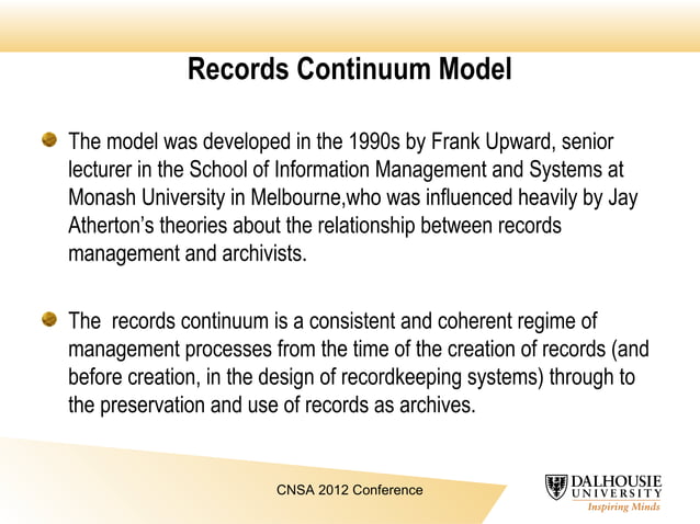 Records Continuum Model | PPT