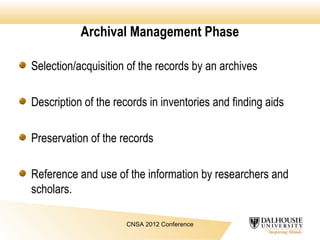 Records continuum model | PPT