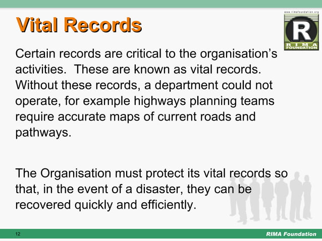 Records Creation And Maintenance | PPS