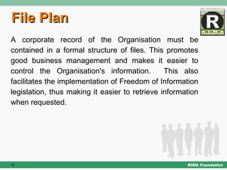 Records Creation And Maintenance | PPS