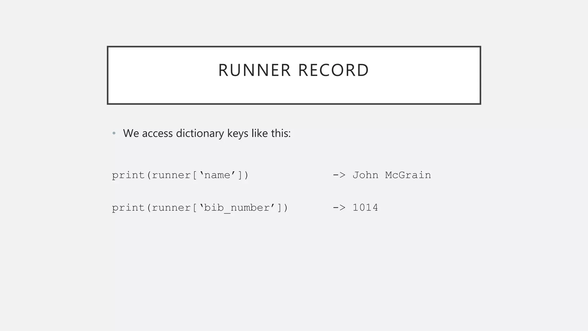 Records in Python | PPTX | Databases | Computer Software and Applications