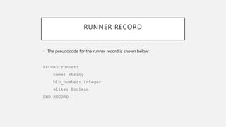 Records in Python | PPTX | Databases | Computer Software and Applications