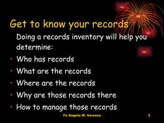 Records Inventory And Appraisal | PPS