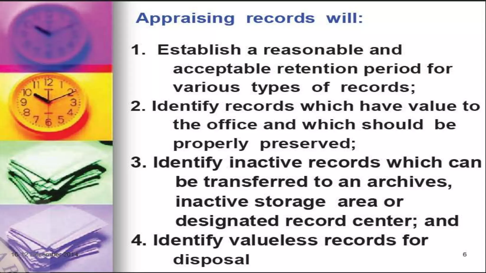 Records inventory and appraisal | PPTX