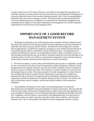 Records management | PDF