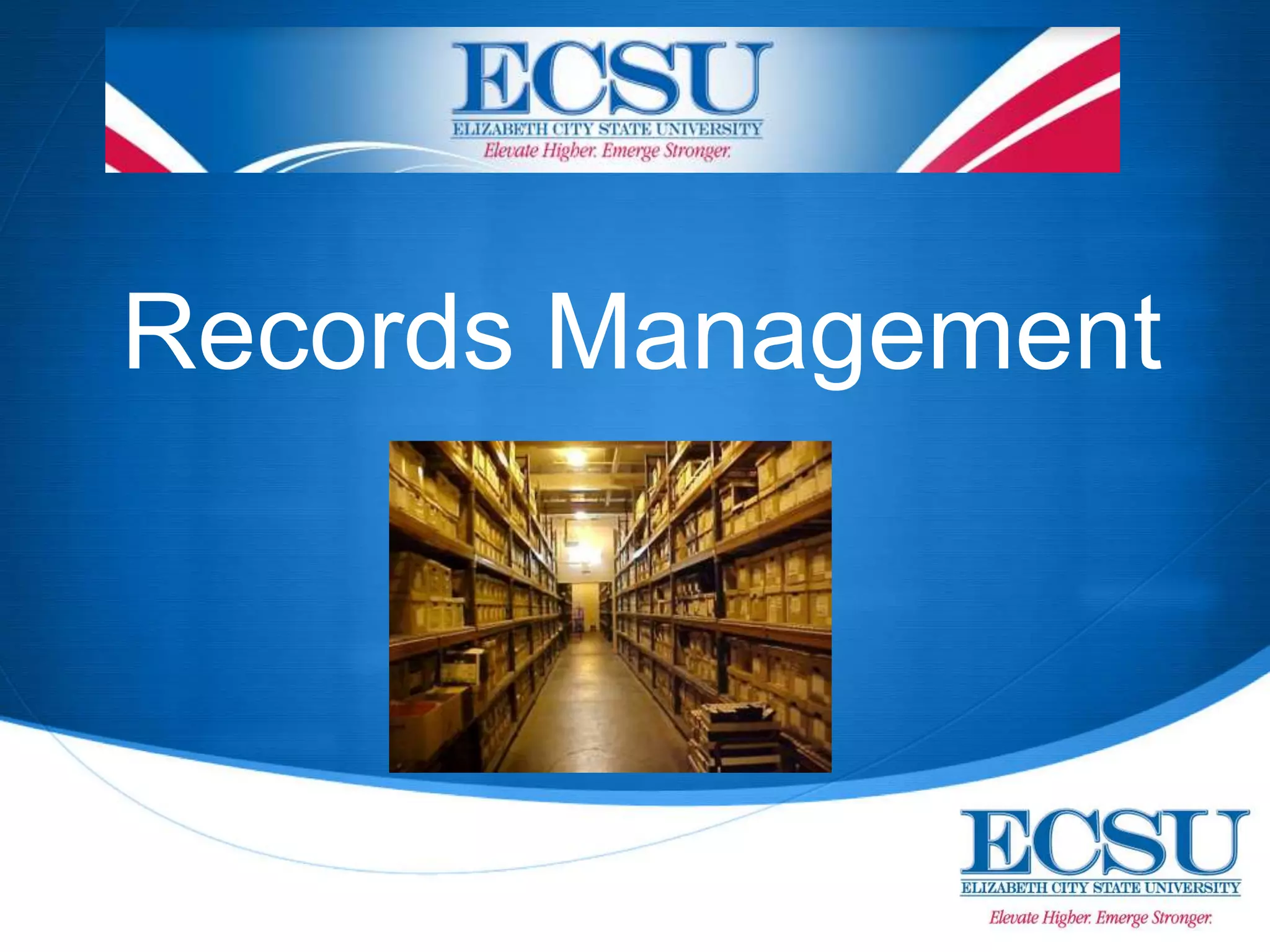 Records Management | PPTX