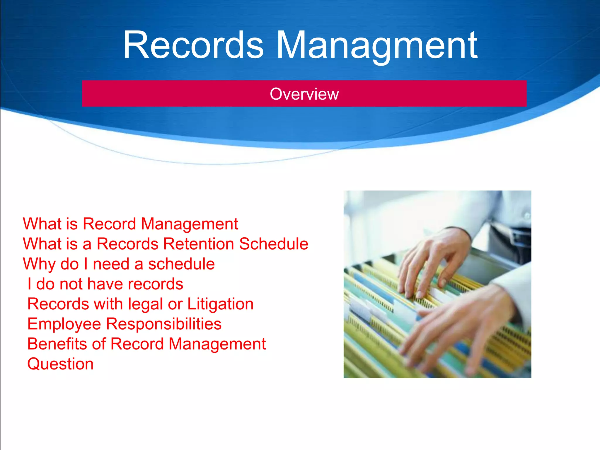 Records Management | PPTX